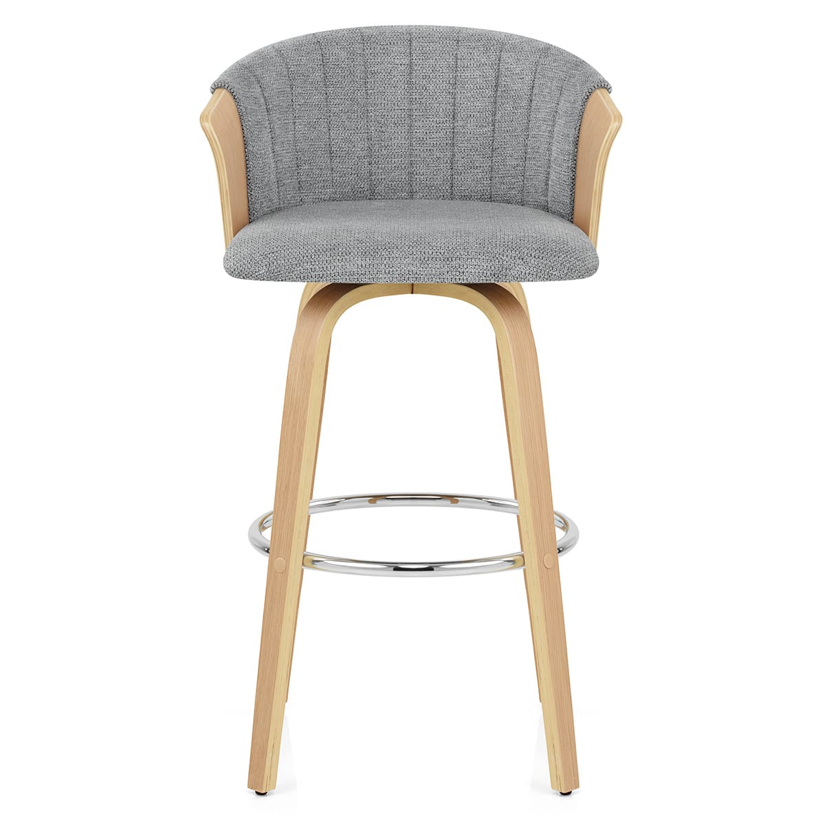 Coral Bar Stool Oak & Charcoal Fabric – Atlantic Shopping
