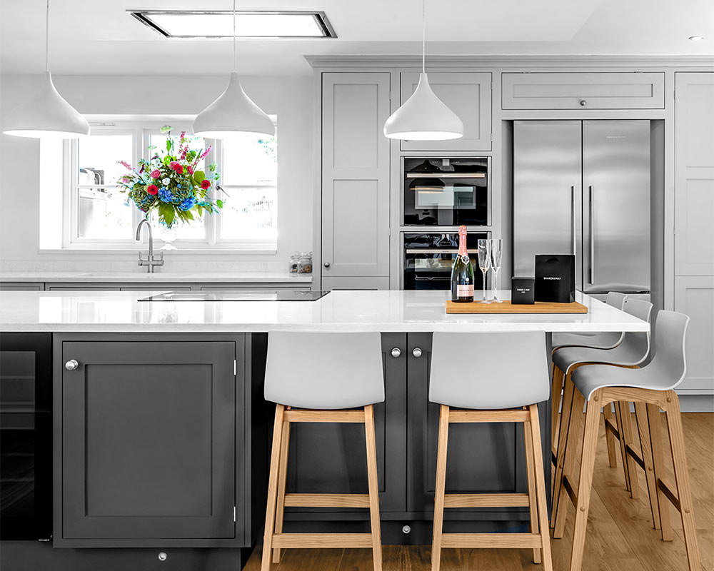 Drift Oak & Light Grey Bar Stool – Atlantic Shopping