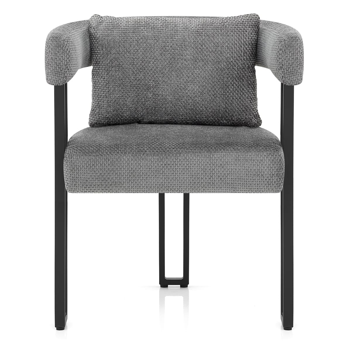 Gigi Chair & Cushion Grey Fabric – Atlantic Shopping