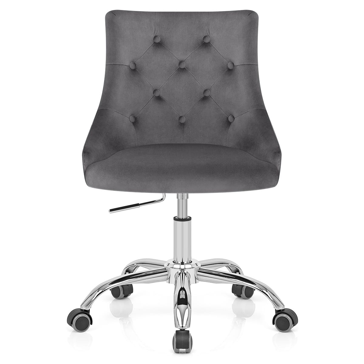 Sofia Office Chair Charcoal Velvet – Atlantic Shopping